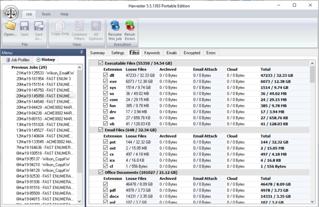 HARVESTER 6: NEW PROJECT TEMPLATES - eDiscovery Software | eDiscovery ...