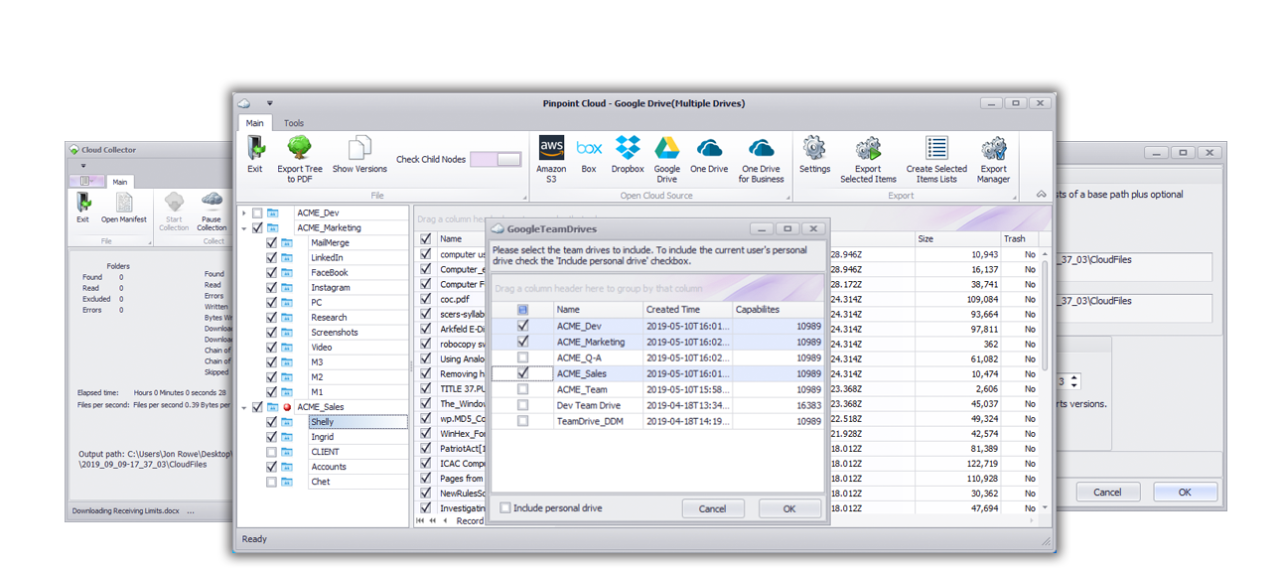 eDiscovery Cloud Collections - Pinpoint Labs Software